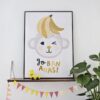 Go Bananas Poster - Michelle Carlslund Illustration