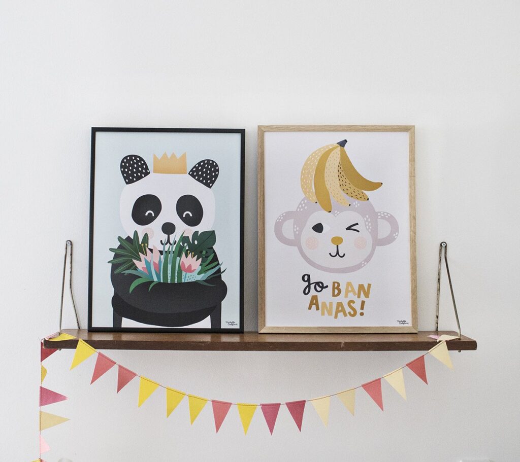 Go Bananas Poster - Michelle Carlslund Illustration