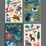 Forest Animals - poster - Michelle Carlslund Illustration
