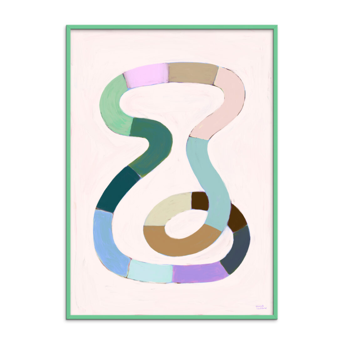 Loop #1 poster - Michelle Carlslund Illustration